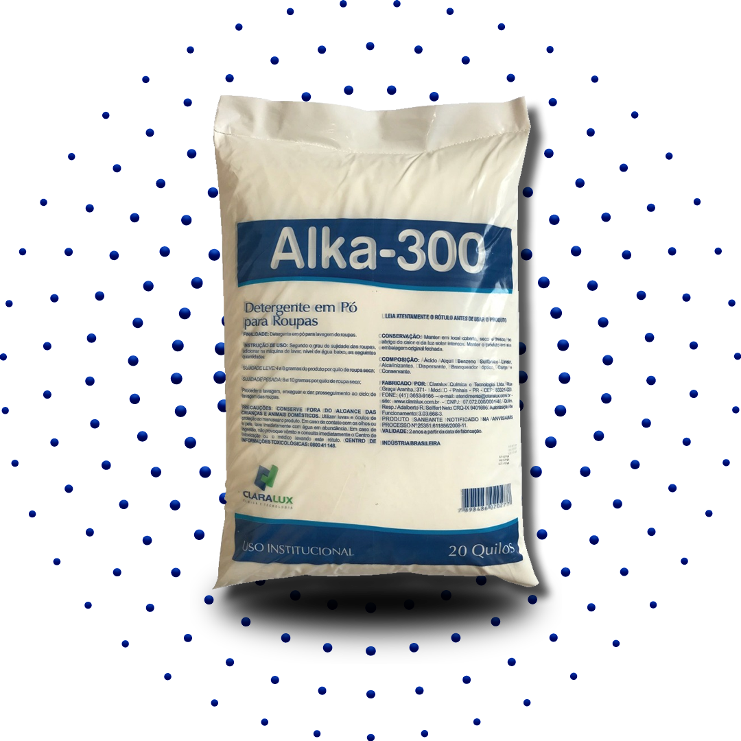 ALKA 300 – DETERGENTE EM PÓ PARA ROUPAS | Novoclean