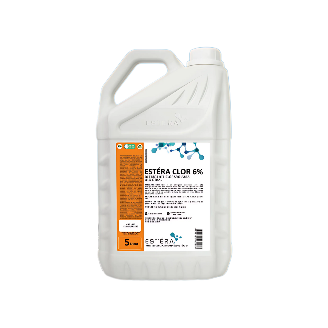 ESTÉRA CLOR 6% - DETERGENTE CLORADO PARA USO GERAL | Novoclean