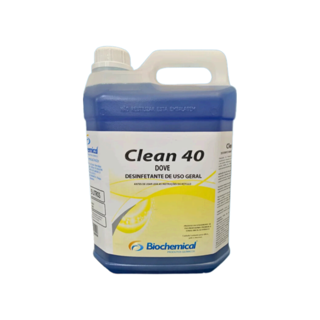 CLEAN 40 - DESINFETANTE DE USO GERAL | Novoclean